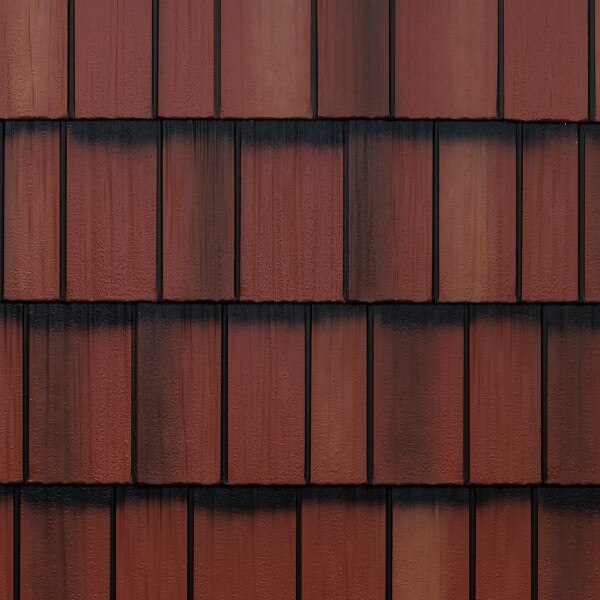 Shingle, Shake, 28, PVDF Classic Red Enha