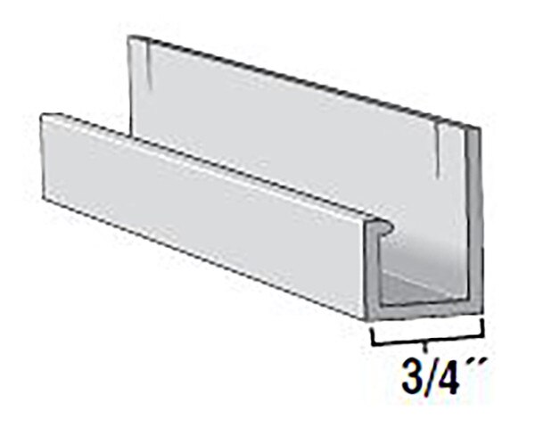 Flexible J-channel, White